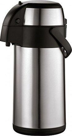 axentia Axentia 116710 Pichet Isotherme à Pompe Métal Argent 37,4 x 15,4 x 14,8 cm