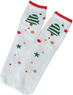 Generic Chaussettes Femme Chaussettes Chaudes Femme Chaussettes Thermiques Femme De Classique Hiver Mi-Mollet &Eacute;paissies Motifs Mignons Parfaites Pour Dormir O