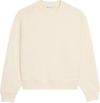 Ami Homme, Sweatshirts et sweats &agrave; capuche, Beige, Taille: XL De Coeur Embossed SweaT-shirt