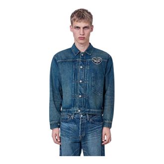 Human Made Veste de travail en jean - Homme - Vestes - Bleu - Taille: XL