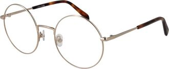 Pucci Femme, Accessoires, Jaune, Taille: ONE Size Montures Optiques Femmes Or Style Rond