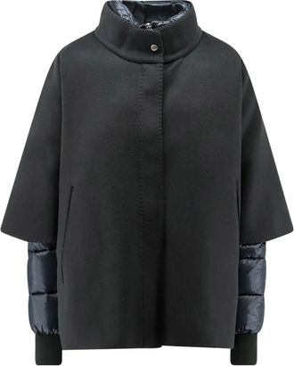 Moorer Cape Jacket - - Jackets - Damen - Schwarzk - XS