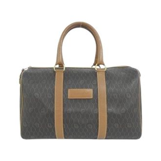 Dior unisex, Pre-owned, Brun, Taille: ONE Size Sac Boston Pre-owned en toile enduite