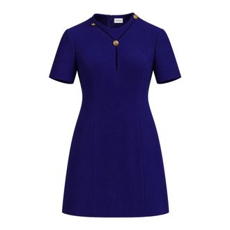 Versace Kurze Kleider - - Dresses - Damen - Blau - M