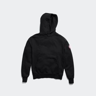 Canada Goose Tobermory Hoodie aus schwerem Baumwollfleece (M&auml;nnlich, Black, L)