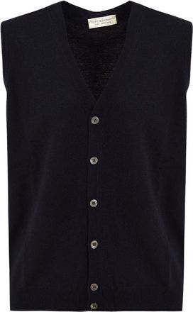 FILIPPO DE LAURENTIIS Homme, Pulls, Bleu, Taille: XL Gilet Boutonné