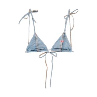 Diesel Femme, Maillots de bain, Bleu, Taille: 42 FR Tatiana Triangle Bikini Top
