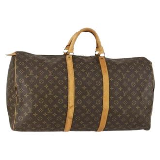 Louis Vuitton unisex, Pre-owned, Brun, Taille: ONE Size Sac Week-End en Toile Pre-owned