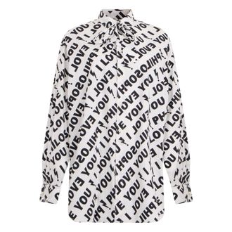 Philosophy di Lorenzo Serafini Langarmshirt mit Print - - Blouses & Shirts - Damen - Mehrfarbig - S