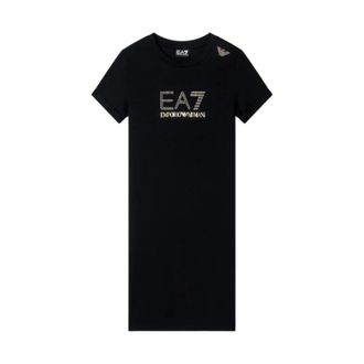 Emporio Armani Emporio Armani Ea7, Femme, Robes, Noir, Taille: 42 FR Short Dress