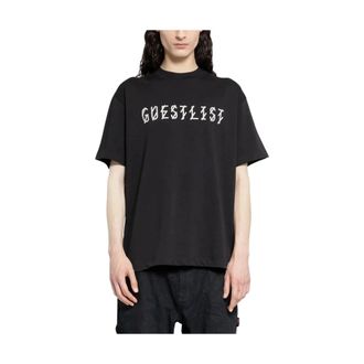 44 Label Group Grafisches T-Shirt mit Rundhalsausschnitt und kurzen &Auml;rmeln - - Tops - Herren - Schwarzk - 2XL
