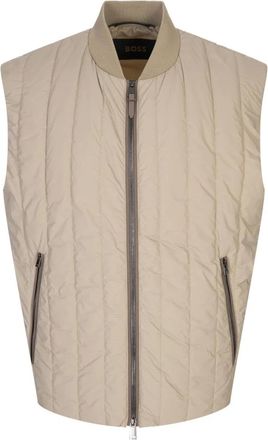 HUGO BOSS Homme, Vestes, Brun, Taille: XL Manteau marron en mélange coton élasthanne