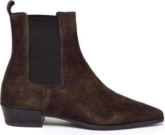 Copenhagen Wildleder-Stiefelette - - Shoes - Damen - Braun - 37 EU