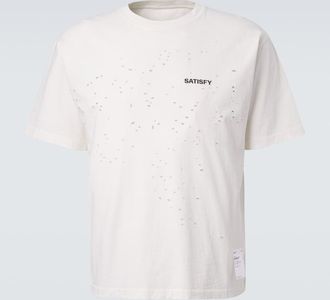 SATISFY T-shirt en coton us&eacute;