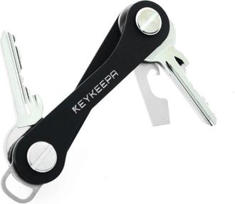 Keykeepa Classic Key Organizer aus Metall f&uuml;r bis zu 12 Schl&uuml;ssel - Schl&uuml;sselorganizer inklusive Flaschen&ouml;ffner und &Ouml;se f&uuml;r den Autoschl&uuml;ssel - German Design A