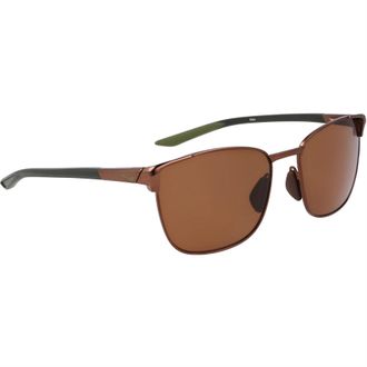 Nike Fusion Quadratisch-Sonnenbrille, Metall (Walnussbraun/Braun)