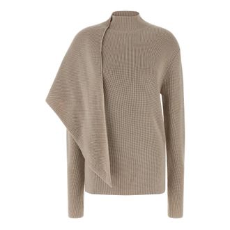 Entire studios Wrap Sweater - - Knitwear - Damen - Beige - XS/S