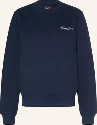 Tommy Jeans Sweatshirt blau