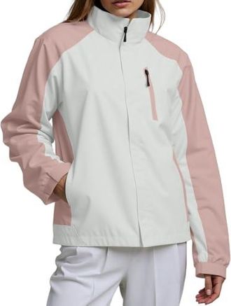 Generic Vestes pour femmes, l&eacute;g&egrave;res, coupe-vent, respirantes, parfaites pour les couples, rose clair, 3XL