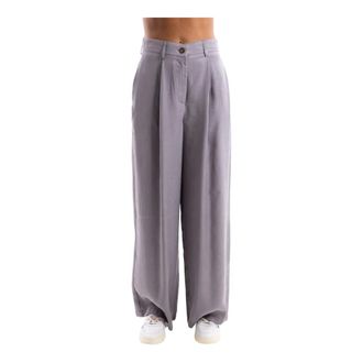 Vicolo Pantalon Large - Femme - Pantalons - Gris - Taille: 38 FR