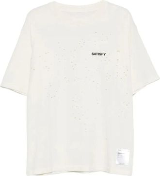 SATISFY Satisfy, Homme, Tops, Blanc, Taille: S Mothtech T Shirt