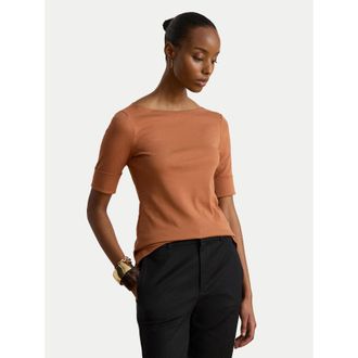 Lauren Ralph Lauren Bluse Judy 200654963505 Orange Slim Fit
