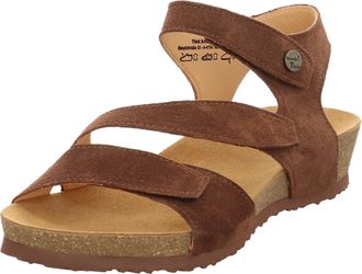 Think Damen Dumia Lederfutter Sandale, Schoko 3060, 40 EU