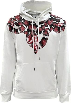 Marcelo Burlon Homme, Sweatshirts et sweats &agrave; capuche, Blanc, Taille: L SweaT-shirts &agrave; capuche