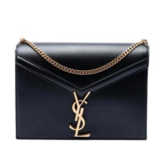 Saint Laurent Sac port&eacute; &eacute;paule Cassandra Pre-owned - Femme - Pre-owned - Noir - Taille: ONE Size