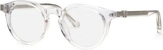 Philipp Plein Eyewear Transparentes Gestell - Wei&szlig;