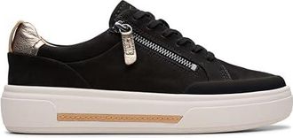 Clarks Premium Femme Hollyhock Zip, Noir/Nubuck, 41 EU