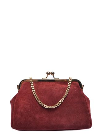 Luisa Vannini BORDEAUX Rindsledertasche