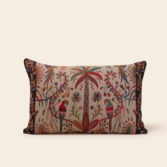 Madura Housse De Coussin Sundari Ivoire et multicolore - MULTICOLORE