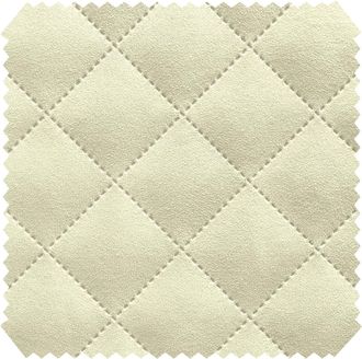 Novely ALPEN Gesteppter Velours in Wildleder-Optik, 3-lagig kaschiert Polsterstoff, Volumen Möbelstoff mit Rauten-Muster in 5x5cm, Pflegeleichte Meterware 1l