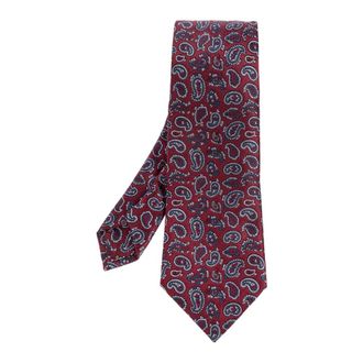 Etro Seidenjacquard-Krawatte mit Mikro-Paisley-Motiv - - Accessories - Herren - Rot - ONE SIZE