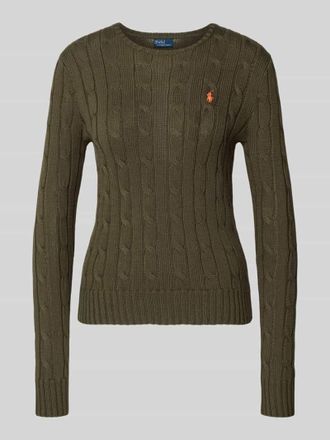 Polo Ralph Lauren Strickpullover mit Zopfmuster Modell JULIANNA