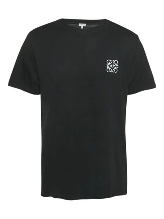 Loewe t-shirt brod&eacute; &agrave; col rond - Noir