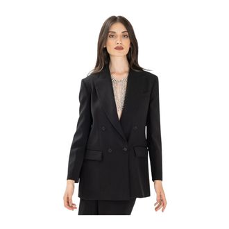 P.A.R.O.S.H. Blazer Oversize - - Jackets - Damen - Schwarzk - XS