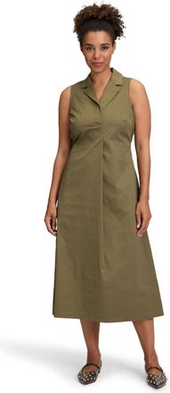 Vera Mont Damen Sommerkleid mit Reverskragen 42, Perfect Khaki