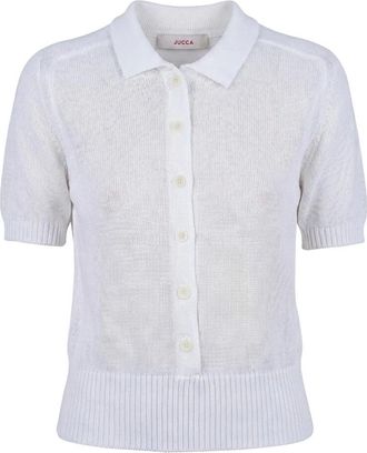 Jucca Femme, Tops, Blanc, Taille: 42 FR Maglia a polo