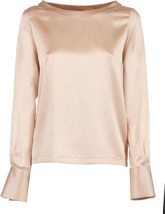 Mazzarelli Femme, Blouses et Chemises, Beige, Taille: 36 FR Angie B Shirt