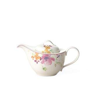 Villeroy & Boch 10-4217-0220 Teekanne, Porcelaine, Wei&szlig;, 15 x 15 x 20 cm