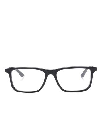 Montblanc lunettes de vue &agrave; monture rectangulaire - Noir