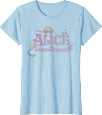 Disney Klassisches Disney Alice im Wunderland Logo T-Shirt