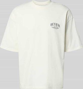 Review T-Shirt mit Label-Detail