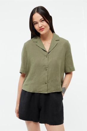 Givn Damen vegan Bluse Carol Faded Olive