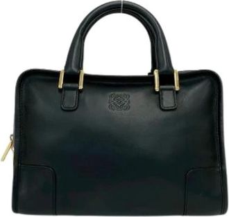 Loewe Sac Boston Pre-owned - Femme - Pre-owned - Noir - Taille: ONE Size
