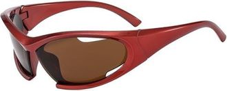 Generic Lunettes de soleil pour homme et femme avec monture en polycarbonate - Lunettes de voyage et de conduite UV400, C4, taille unique 2026