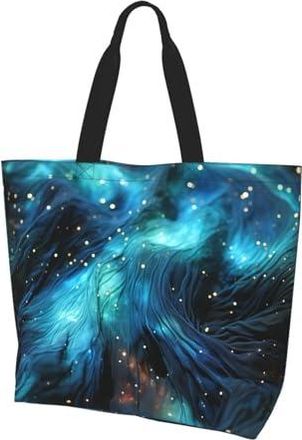 Generic Tissu Contenant De La Poudre DOr Sac Cabas Pliable Tote Bag L&eacute;ger Sac Fourre-Tout Pour Voyage Plage Gym