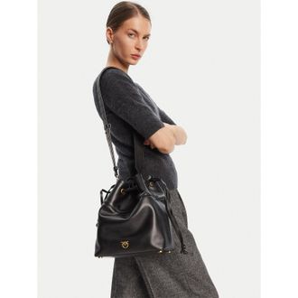 Pinko Handtasche PINKO Secchiello Classic Al 25-26 PLTT 104305 A0QO Schwarz